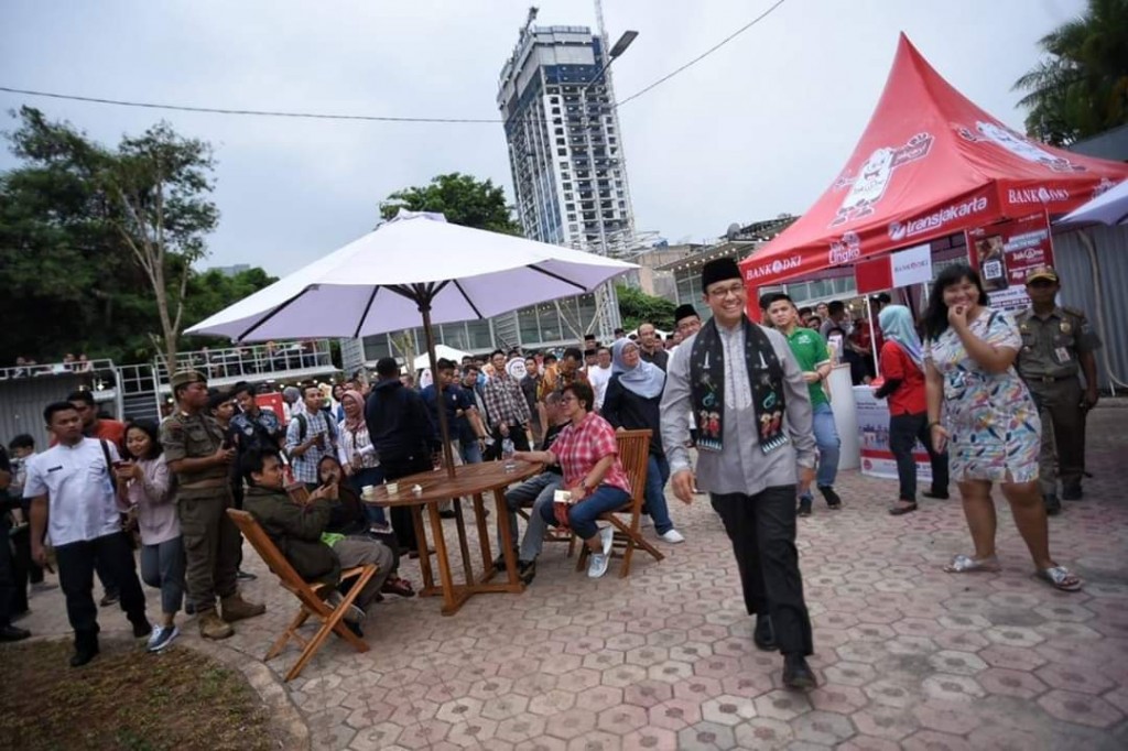 Anies Soft Launching Kawasan Kuliner Food Creative Park Thamrin 10 ...